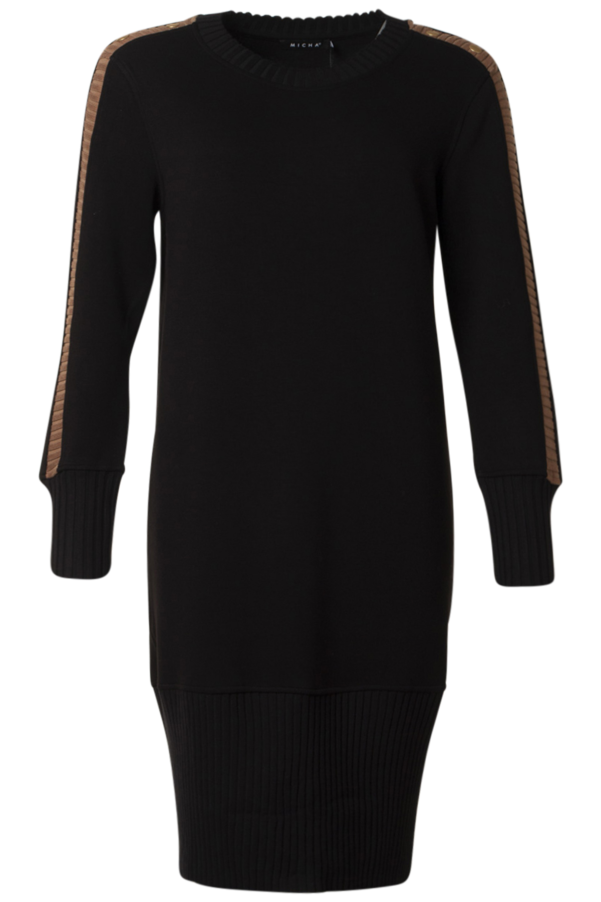 Micha Klänning Buyeo 29899 Black/Cognac - Best of Basic